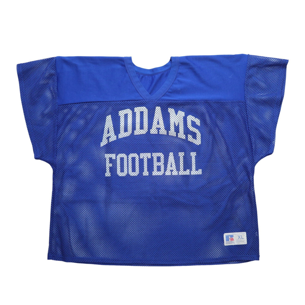 90s Russell Addams Football sapphire blue American football net jersey ...